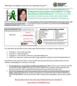 Brain Injury Identification Wallet Card - The Brain Injury Resource ...